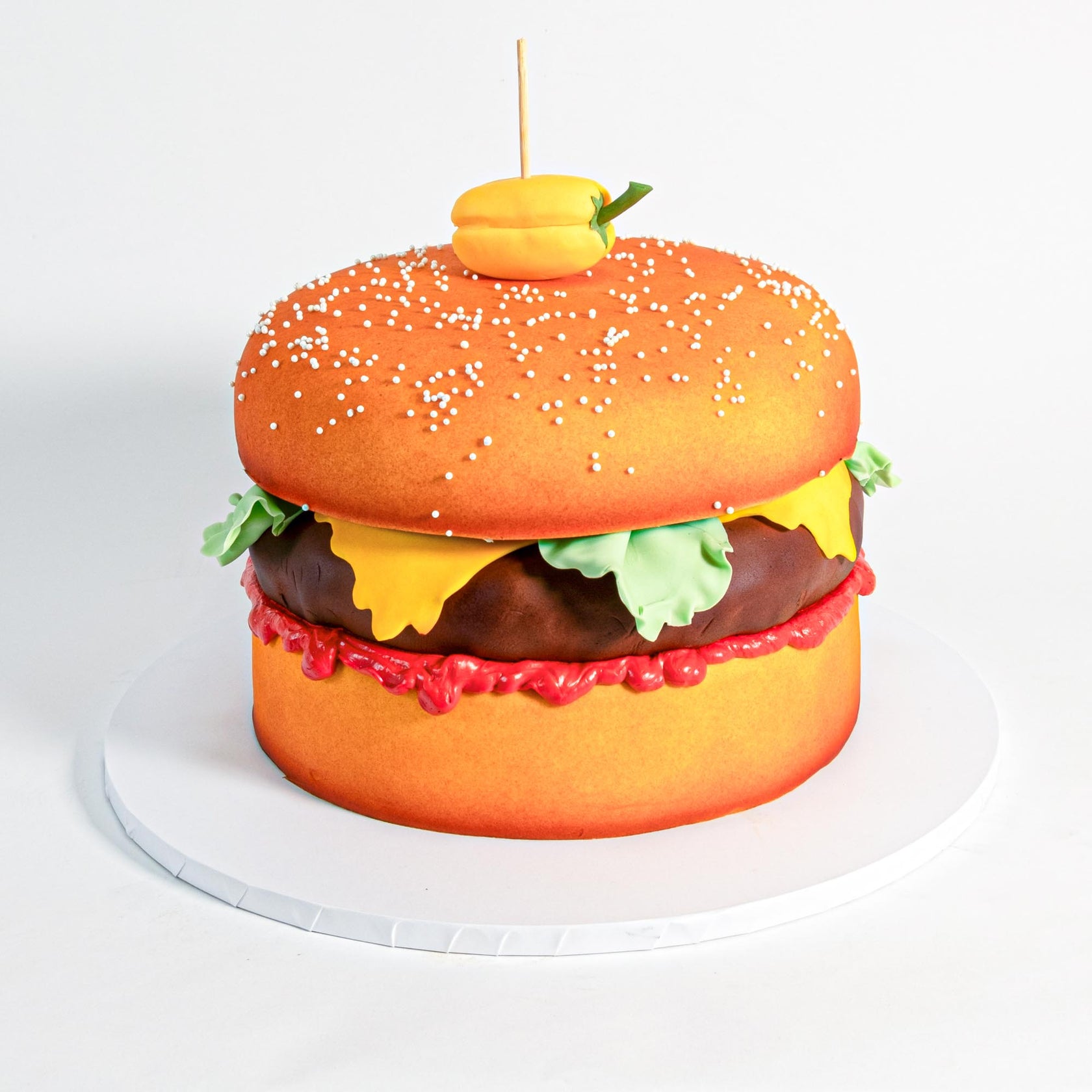 Handmade Cheeseburger Cake Delivery in Sussex | Harry Batten